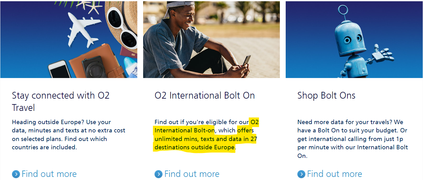 the-international-bolt-on vs O2 Travel Inclusive Z... - O2 Community