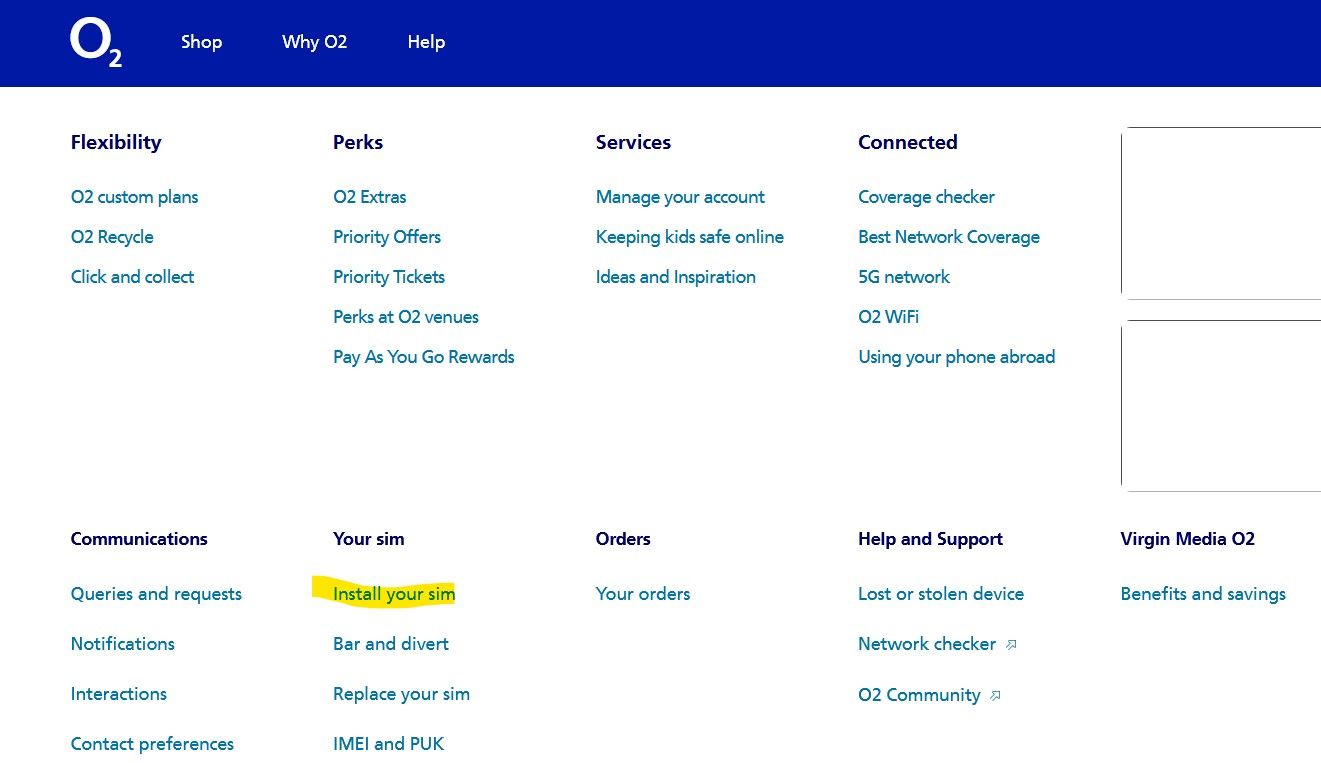 Solved: Sim swap - O2 Community