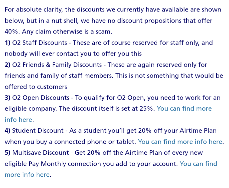 Solved: Discount on monthly sim-only contract - is this re... - O2 ...