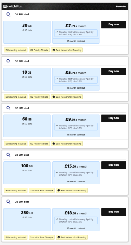 Wanted to buy a data bolt on but only offering 8GB... - O2 Community