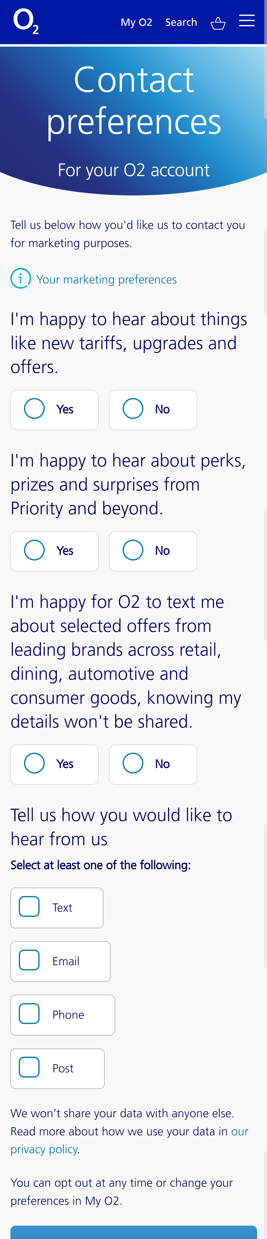 Solved: stop advertising texts to me - O2 Community