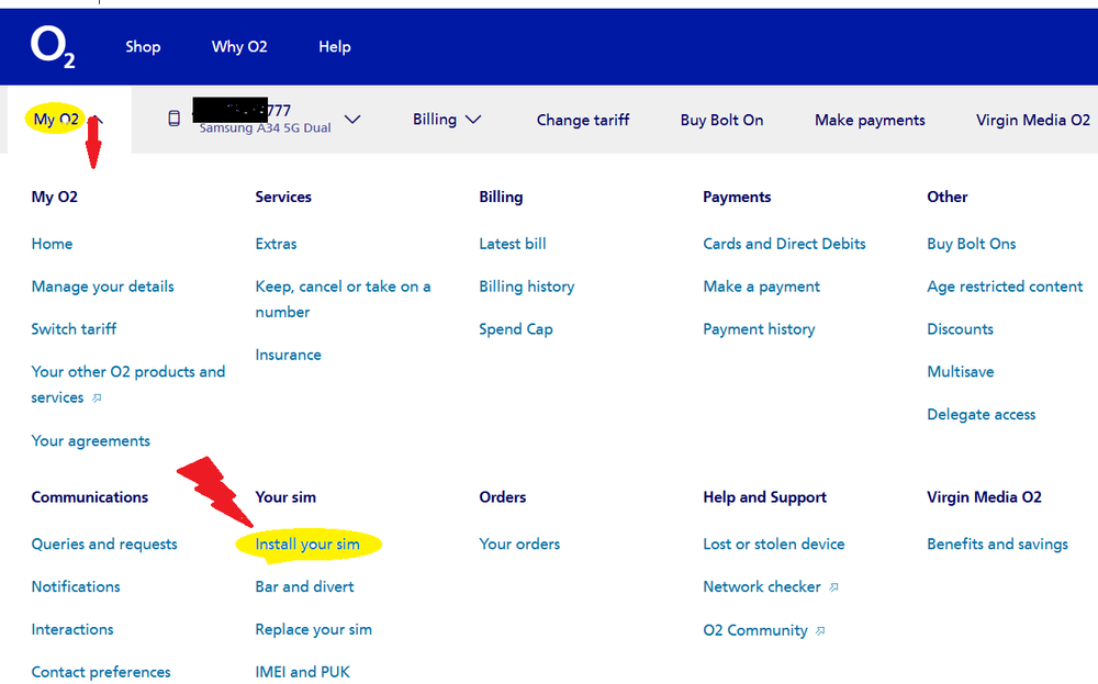 Solved: eSIM - O2 Community