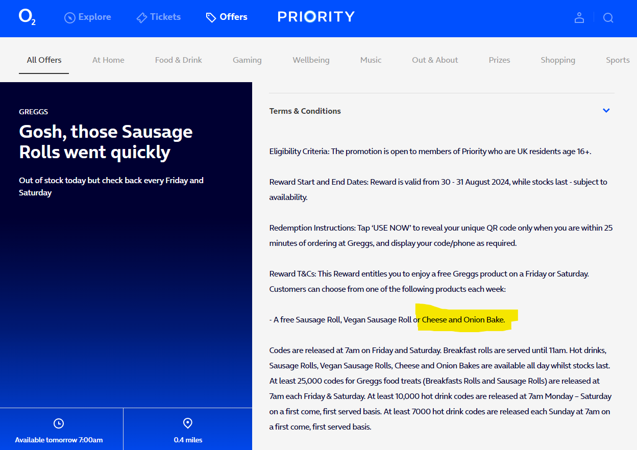 O2 priority feedback - O2 Community