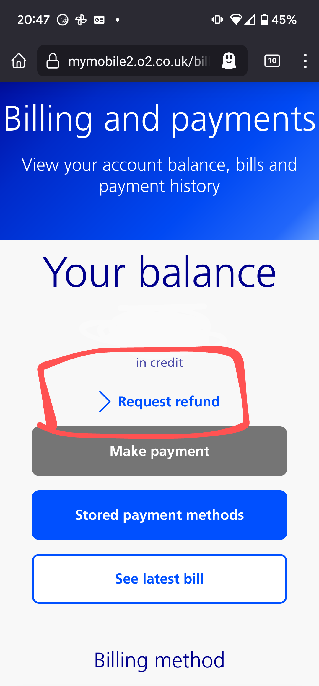 Solved: Refund - O2 Community