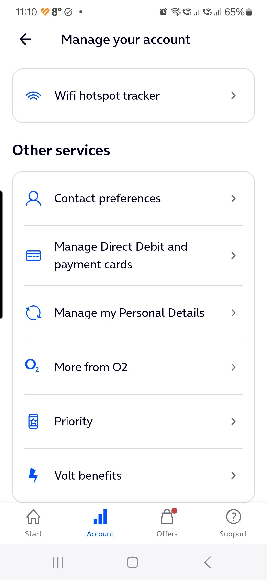 Need to change bank details - O2 Community