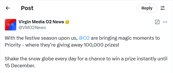 Priority Snow globe not working - O2 Community