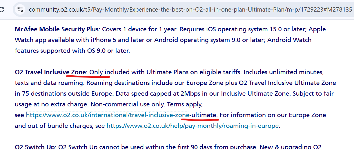 Experience the best on O2 all in one plan - Ultima... - O2 Community