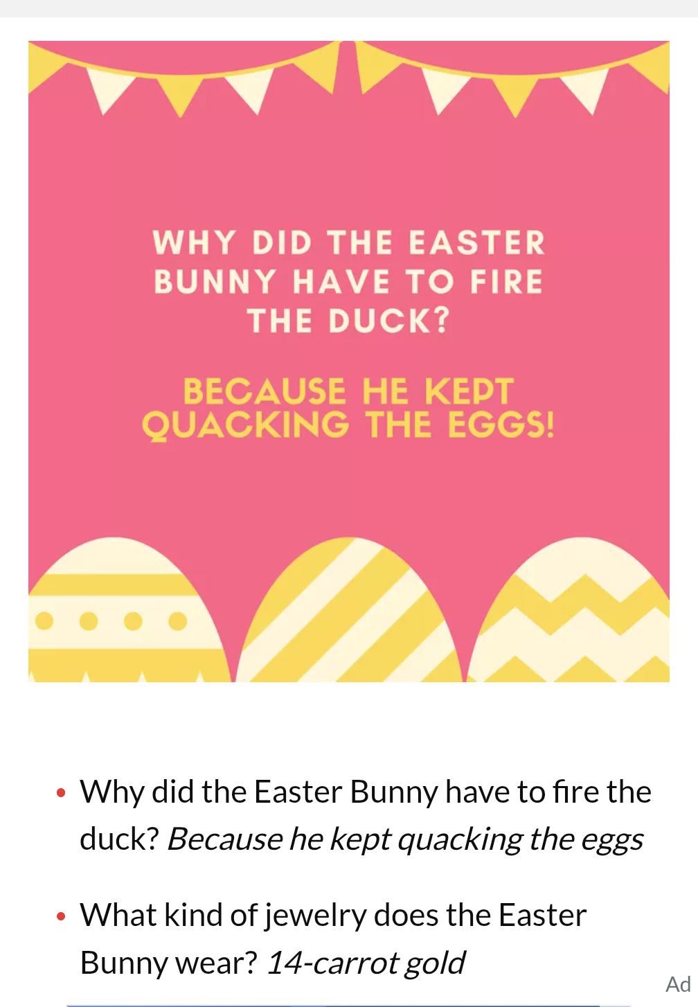 Re: Easter jokes - Page 7 - O2 Community