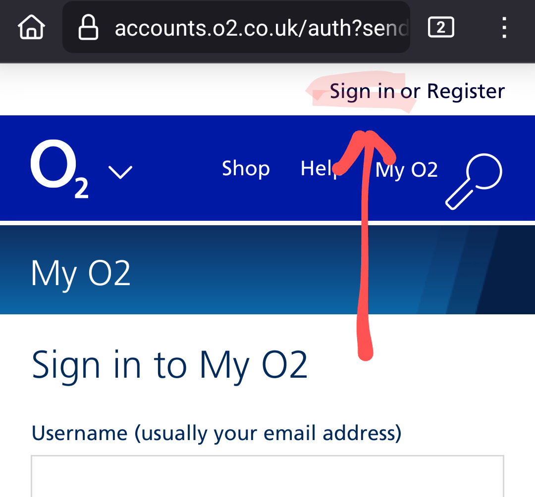 Accessing MyO2 I just keep receiving security code... - O2 Community