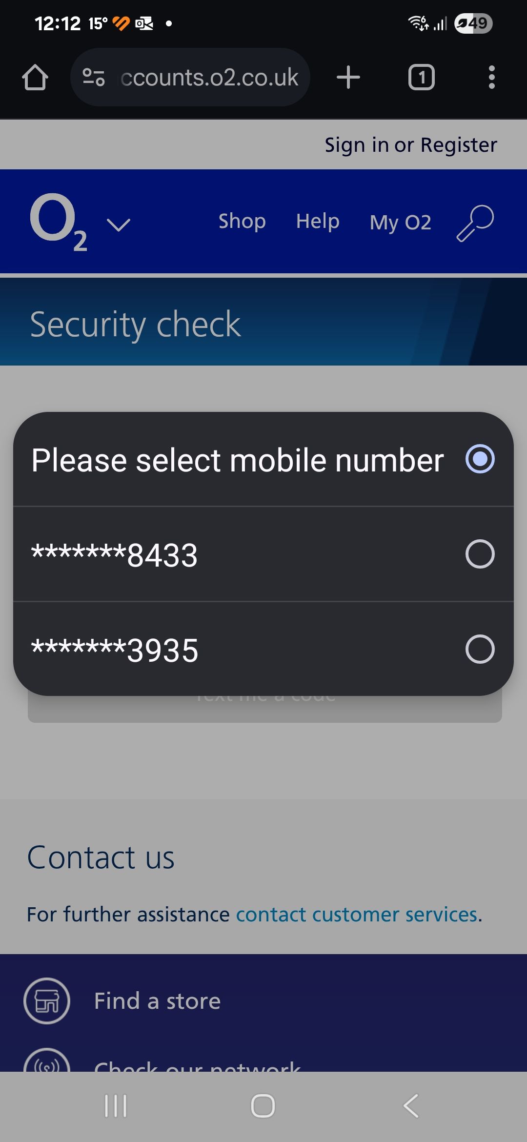Unable to log in - O2 Community