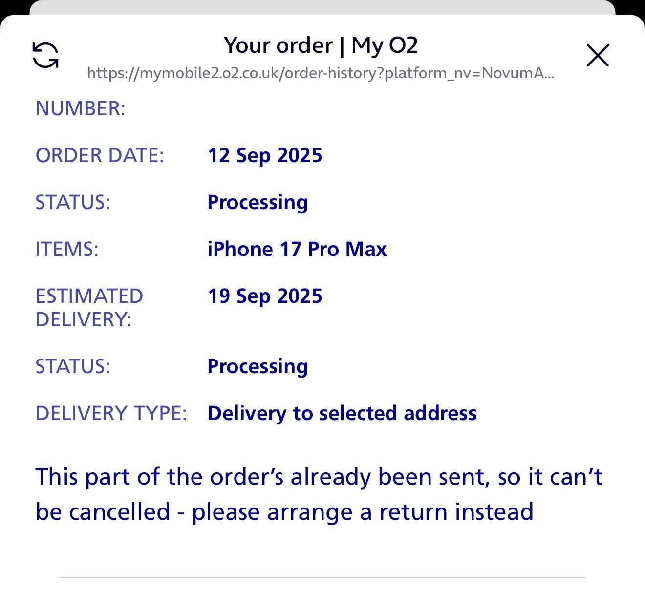 Re: Pre-order - iPhone 17, Watch Series 11, Ultra ... - Page 11 - O2 ...